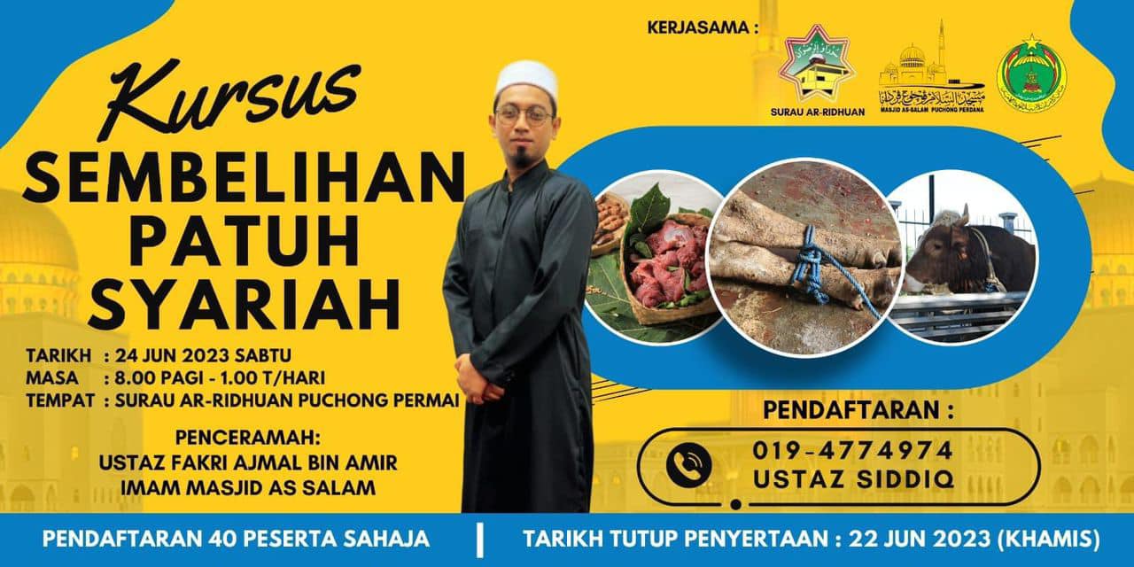 Kursus Sembelihan Patuh Syariah