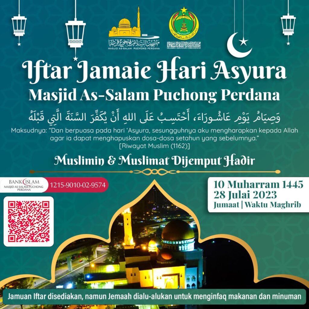 Majlis Iftar Jamaie 10 Muharam 1445H