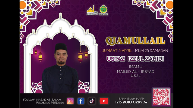 QIAMULLAIL MAPP – 25 RAMADAN 1445 HIJRI